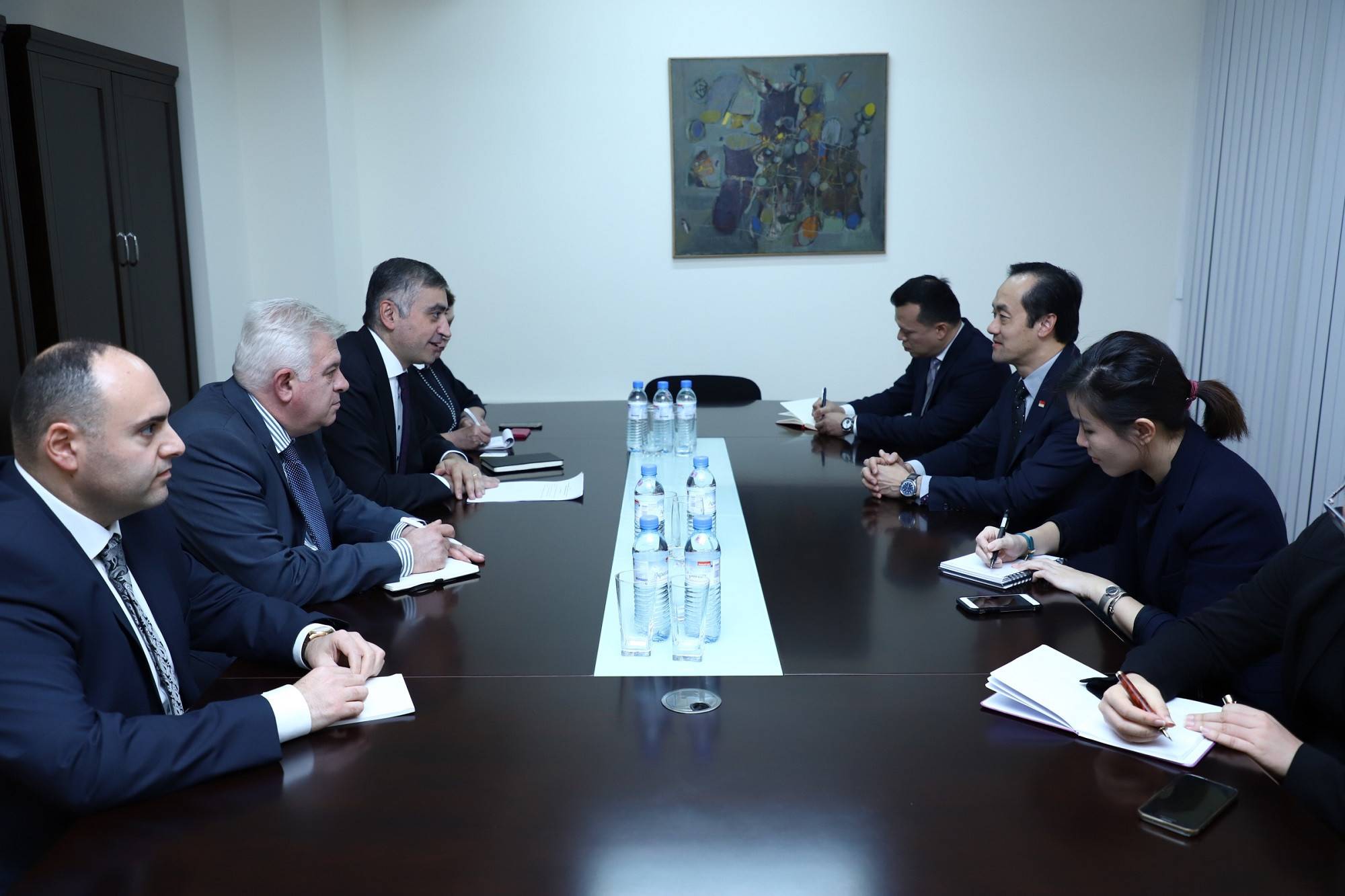 Meeting of Deputy Foreign Minister of the Republic of Armenia Armen ...