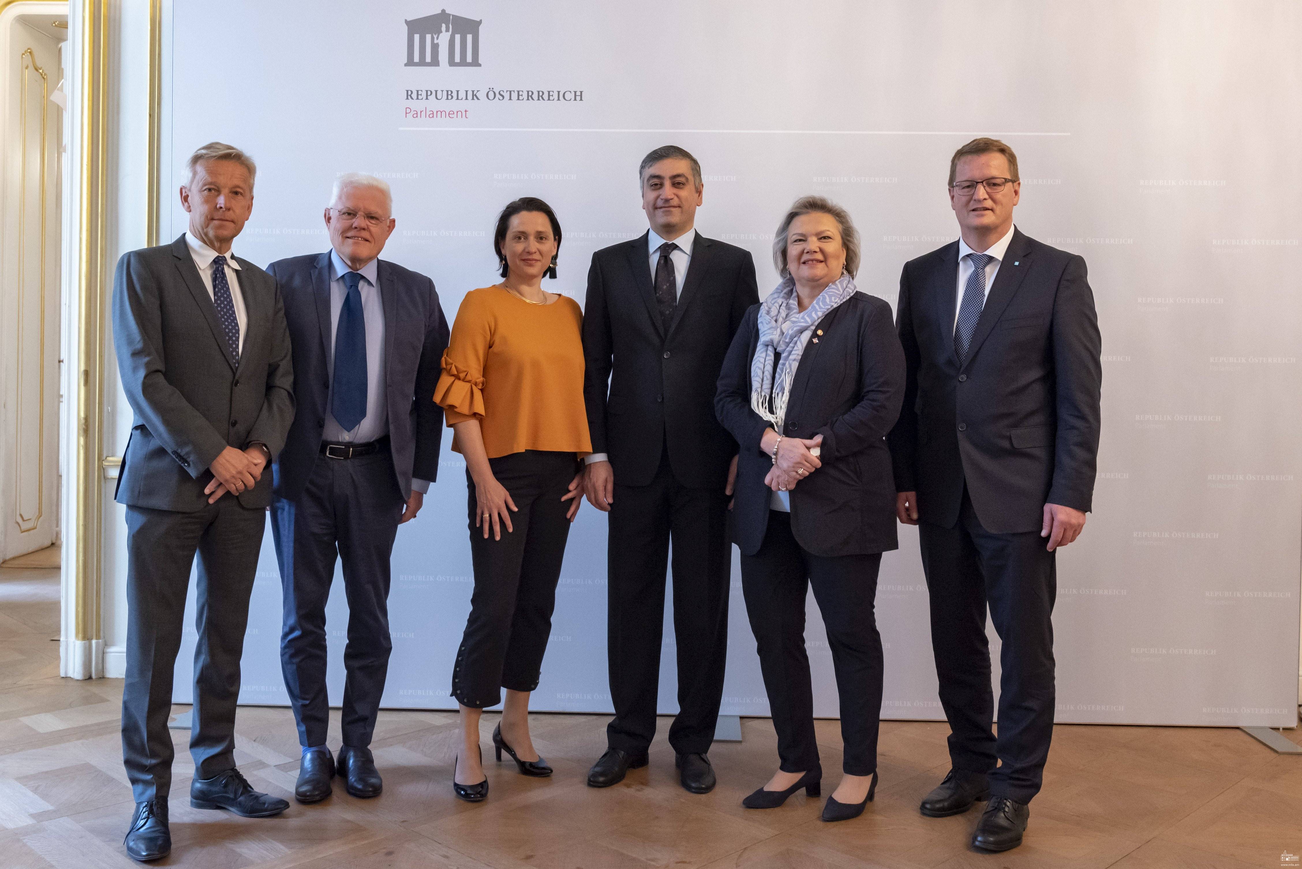 Meeting of Ambassador of Armenia to Austria Armen Papikyan in the ...