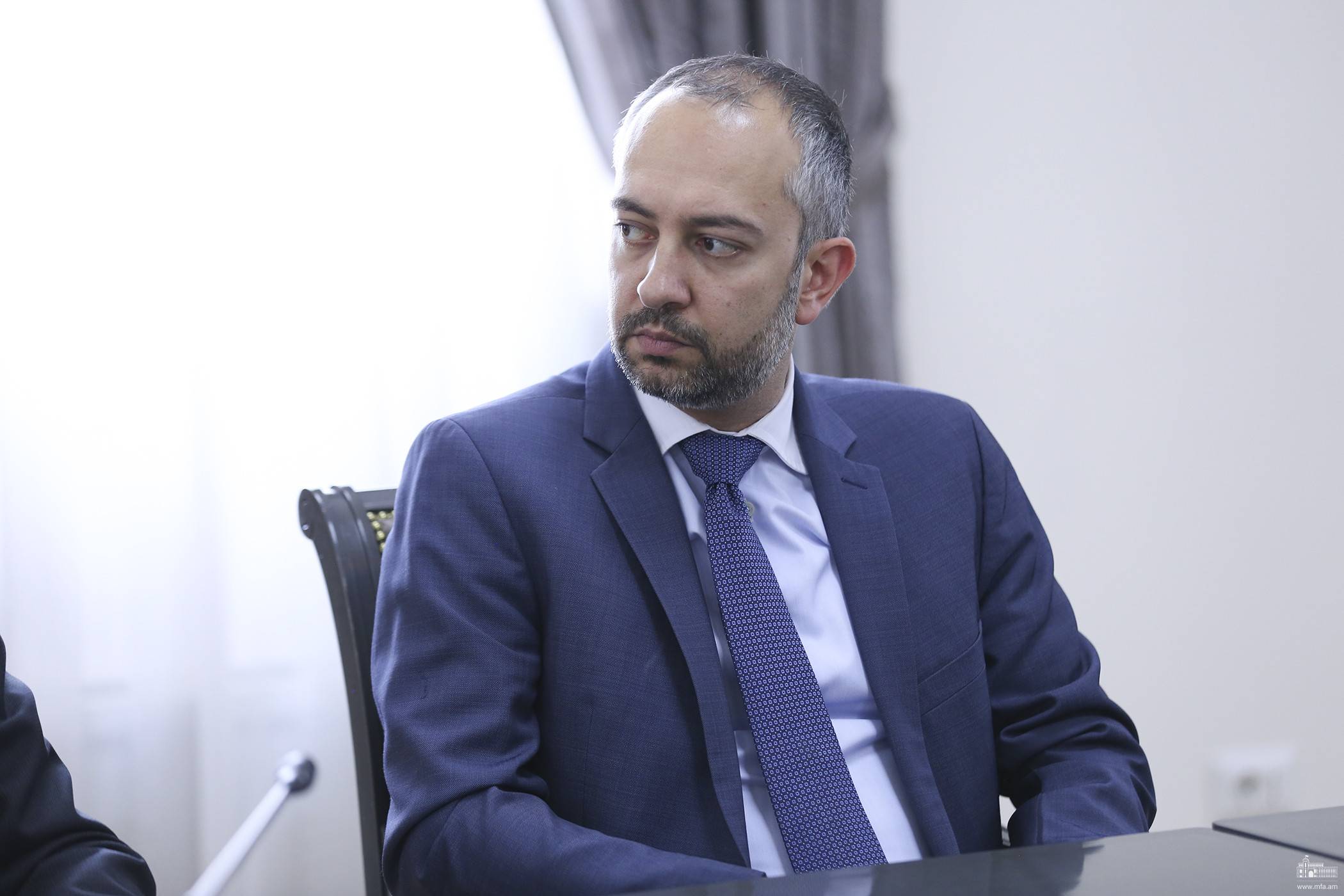 The meeting of Ararat Mirzoyan with the President of the OSCE ...
