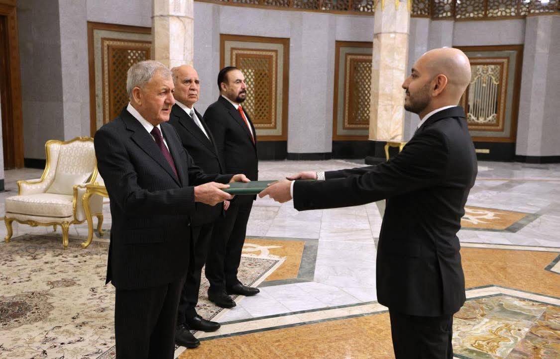 Ambassador of Armenia to Iraq presented his credentials to the ...