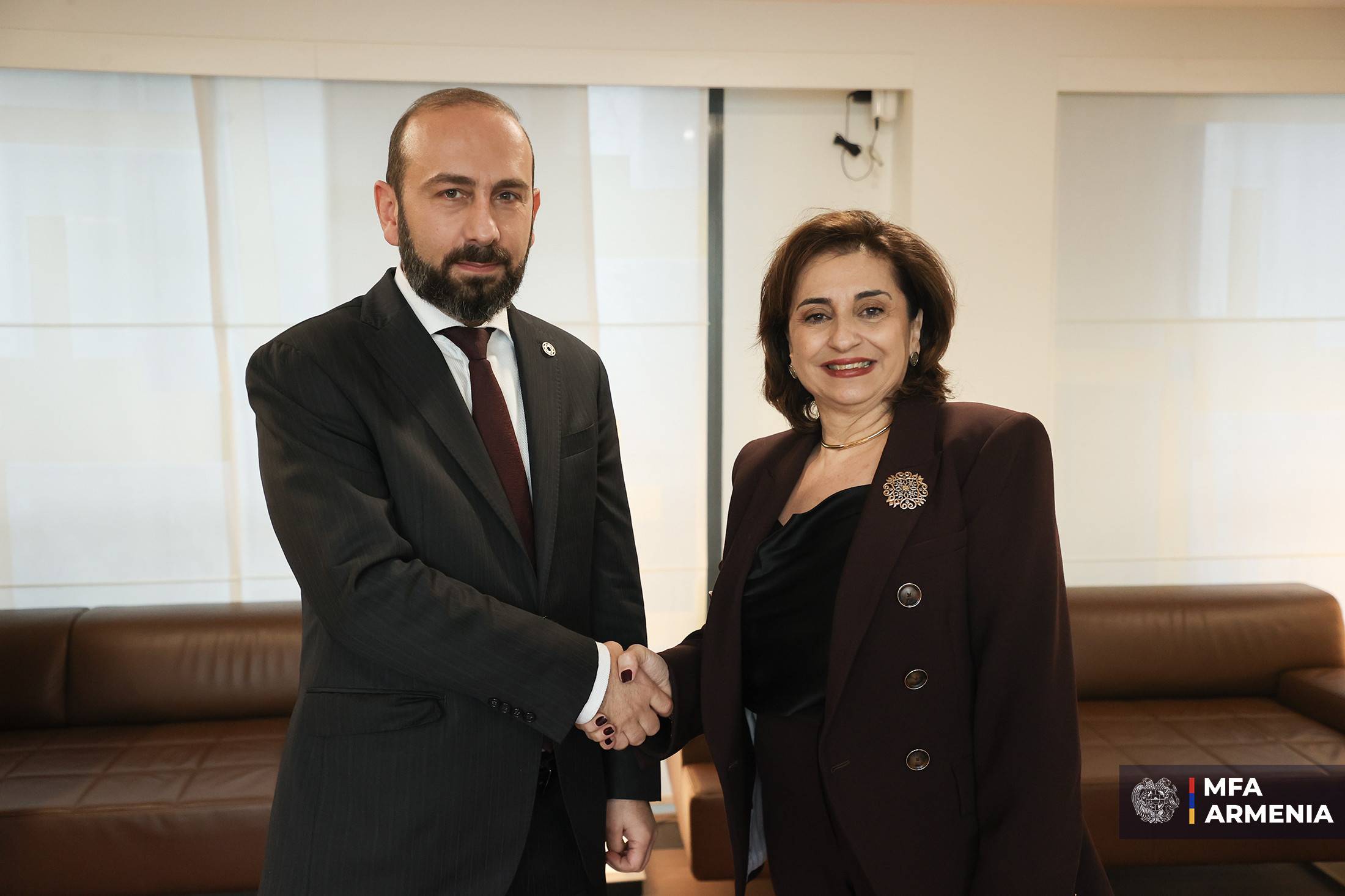 Meeting of the Foreign Minister of Armenia with the UN Women Executive ...