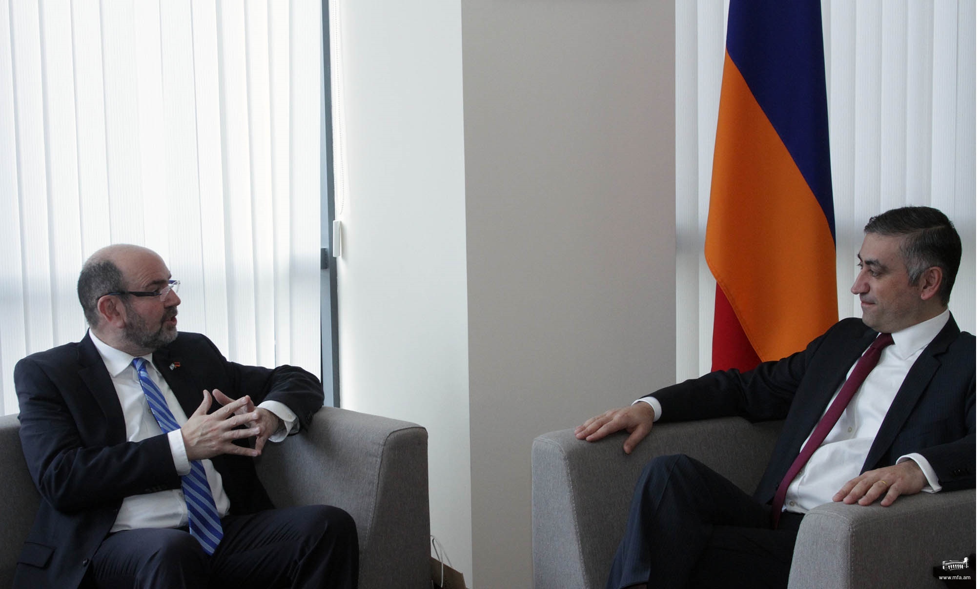 Ambassador of Israel delivered copies of his credentials to Deputy ...